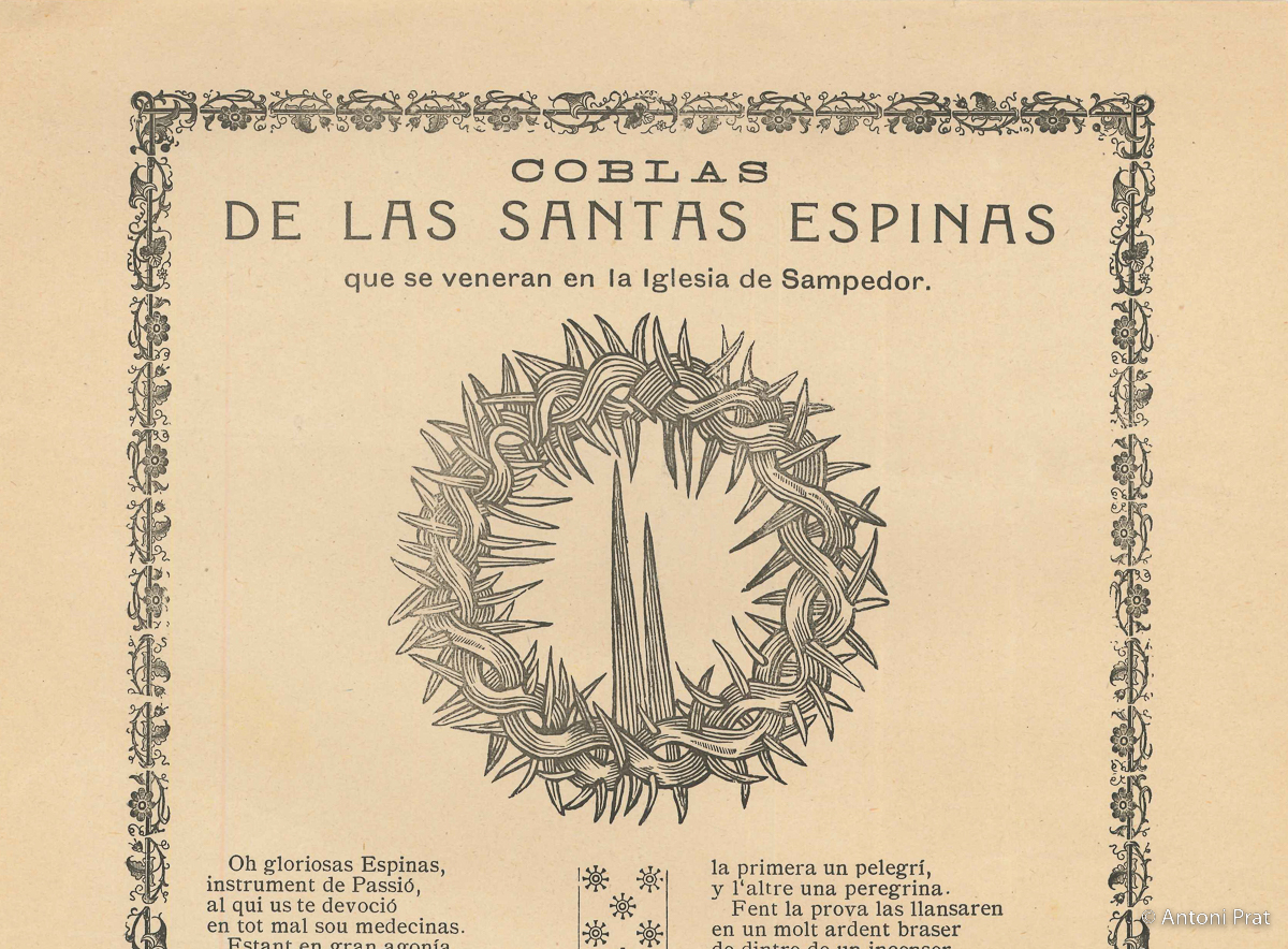COBLAS de las Santas Espinas, any 1915 – La Vall del Ges i el Bisaura